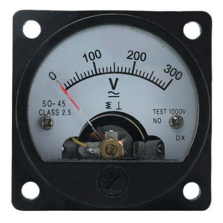 Round Voltmeter, 4.5mm Thread SO-45 ABS ABS Voltage Meters 2.5 Level ...