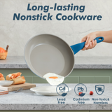 SENSARTE Nonstick Pots and Pans Set, 18 Pieces Non Stick Cookware Set ...