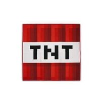 Minecraft Creeper 39-Inch Square Area Rug for Kids Room Decorations and ...