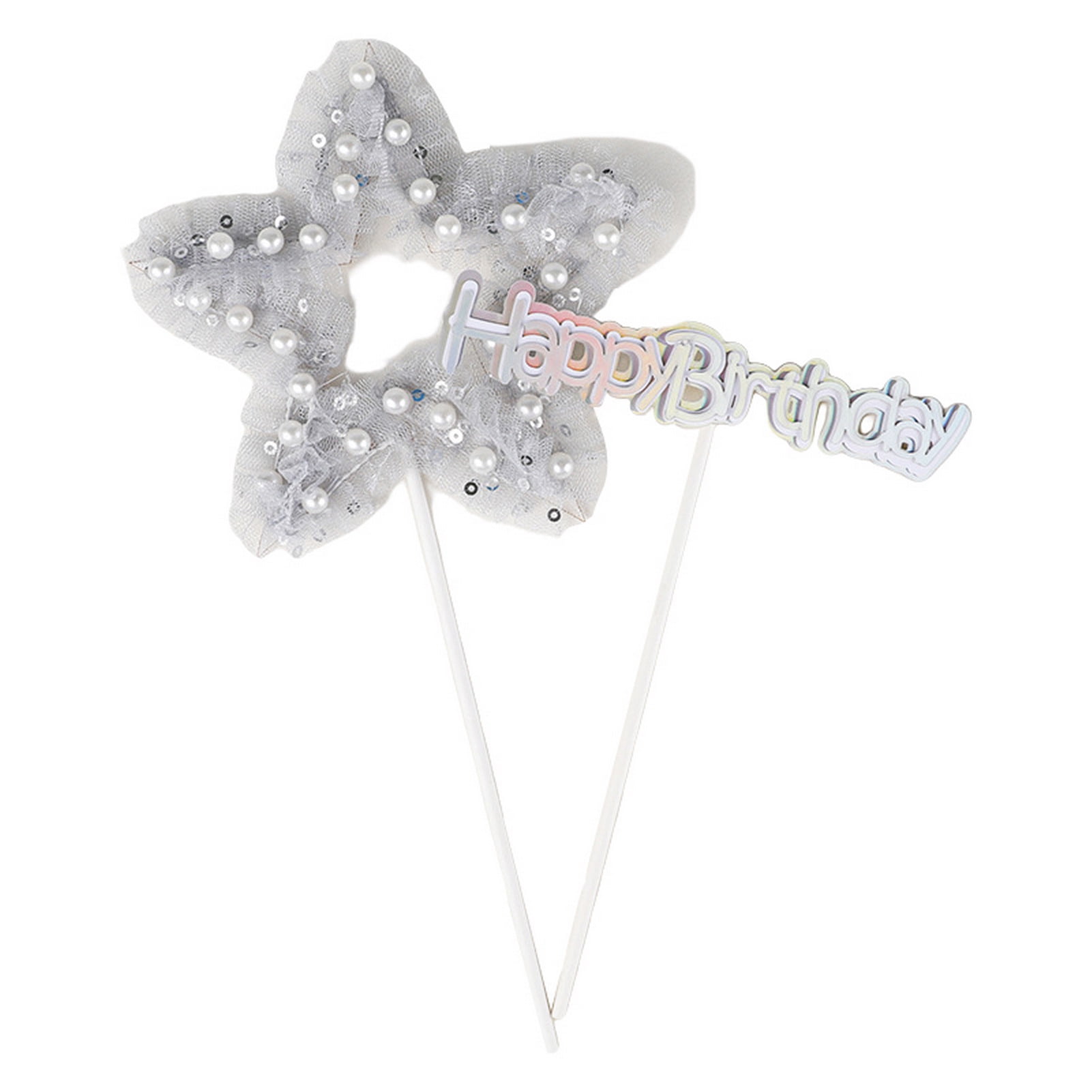 huanledash 1 Set Cake Topper Sturdy Stick Long Pole Bend-resistant ...