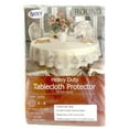 Dependable Industries Deluxe Clear Plastic Round Tablecloth Covers ...
