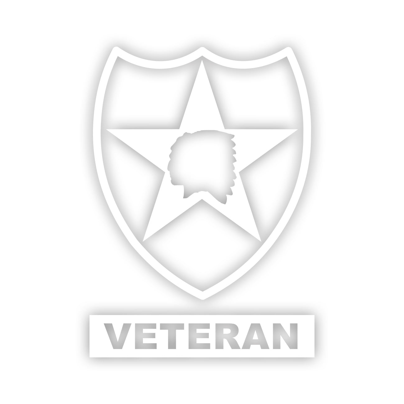 2nd Infantry Division Veteran Sticker Decal Die Cut - Self Adhesive ...