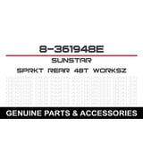 Sunstar 8-361948E; Sprocket Rear 48T Works-Z - Walmart.com