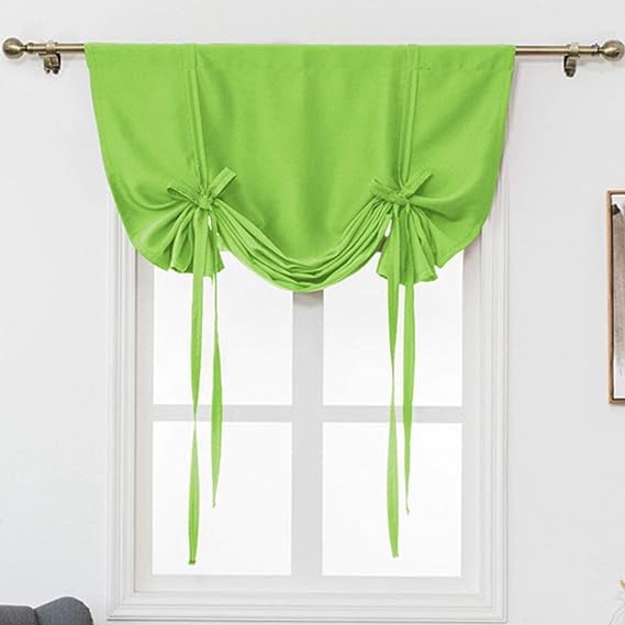 Nvzi Blackout Tie Up Curtain Thermal Insulated Window Adjustable ...