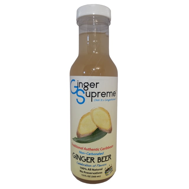 Caribbean Ginger Beer Non-Carbonated Non-Alcoholic All Natural (6-Pack ...