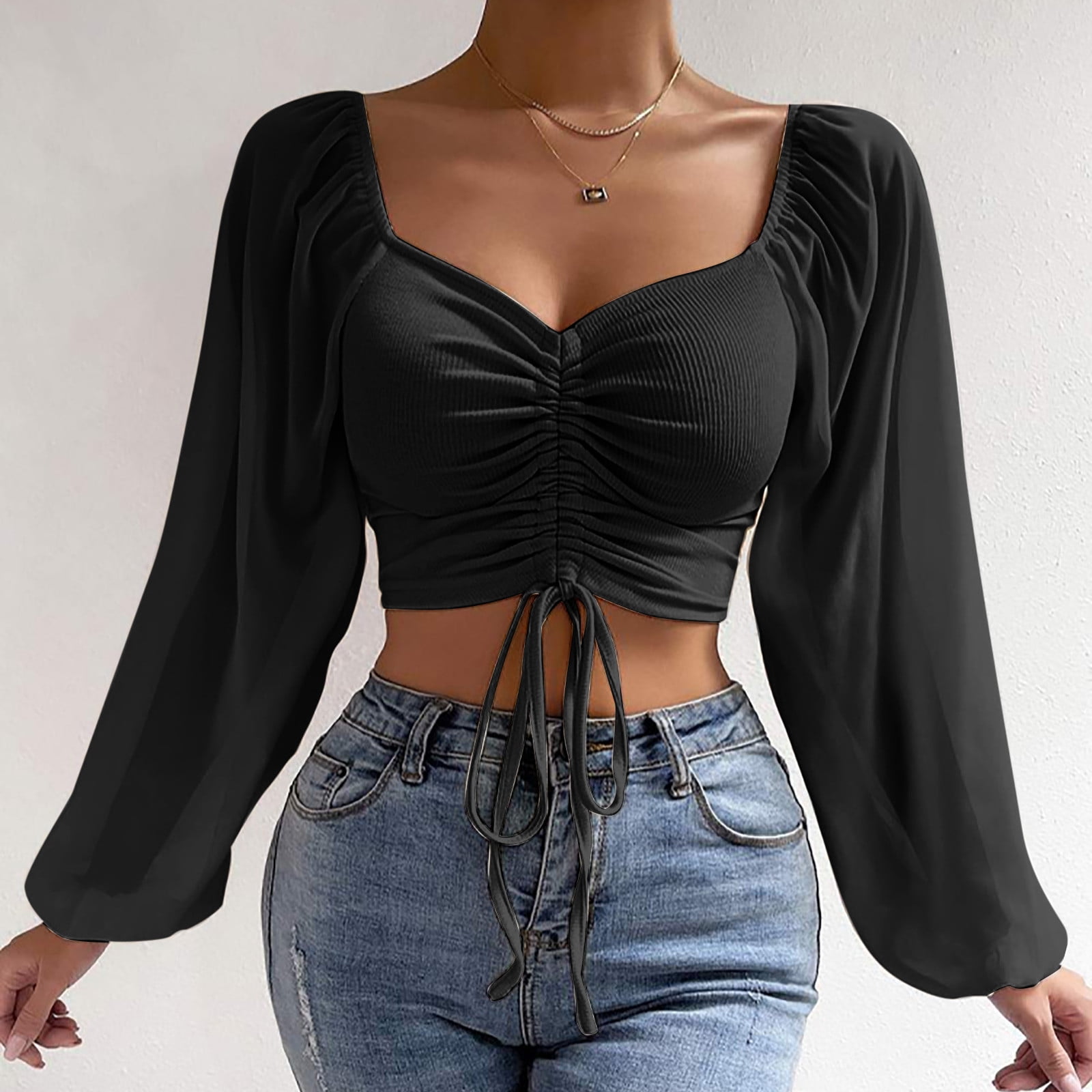 Ruimatai 2024 Womens Summer Tops Trending Women's Long Ruimatai 2024 Womens Summer Tops Trending Women's Long