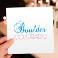 3drose, Boulder, Colorado Blue and Red Text. Home Town Patriot Design ...