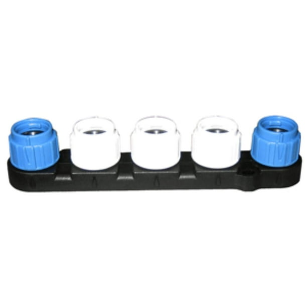3" Blue and White Contemporary 5 - Way Connector - Walmart.com