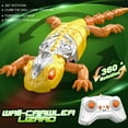 RC Wall Climbing Gecko Toy, Remote Control Crawling Lizard Robot for ...