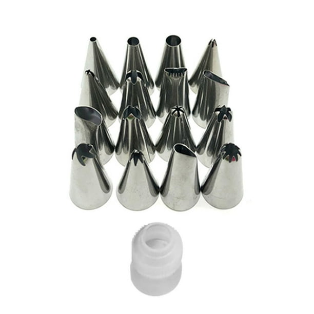 maskred 1/2/3/5 18pcs Cake Nozzle Stainless Baking Nozzle DIY Kitchen ...