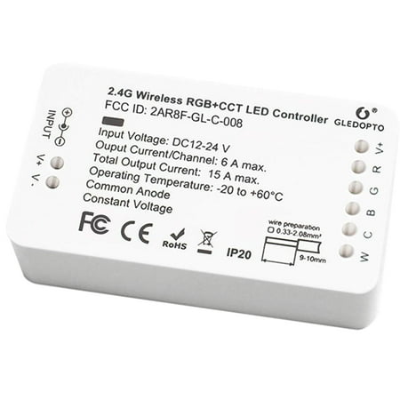 relayinert ZIGBEE Wireless RGBW+CCT LED Controller 12V-24V APP Voice ...