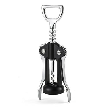 Swing-A-Way Wing Corkscrew in Black, Made of Stainless Steel - Walmart.com