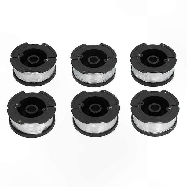 6-Pack Line Spool Replacement, 30ft / 9.1m, 0.65in Diameter for String ...