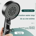 Bouanq Handheld Shower Head With Filter For Hard Water Remove
