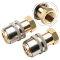 2 Pcs Lock On Air-Chuck 1/4NPT Brass Tire Air-Chuck for Inflator ...
