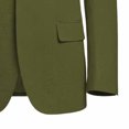 BiZtdJrK Army Green Mens Casual Sport Coats One Button Slim Fit Blazer ...