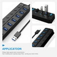 Extension Cable with Usb Ports Hub Several 3.0 to Multiple 7 Extender ...