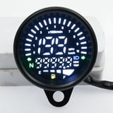 Geloo Universal Digital Motorcycle Speedometer and Tachometer Odometer ...