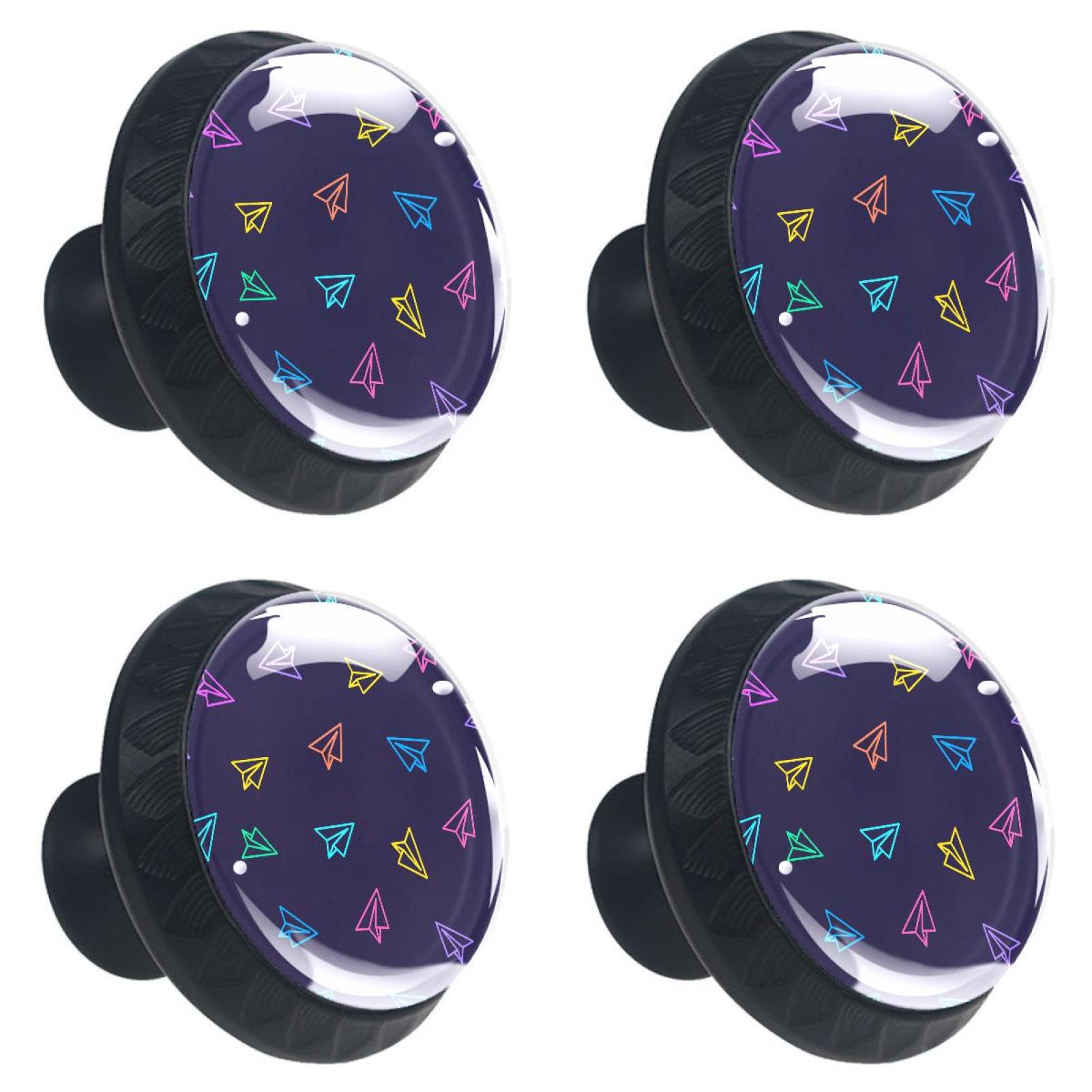4 Pcs Paper Plane Knobs for Kitchen Cabinet Cupboard Dresser Bookcase ...
