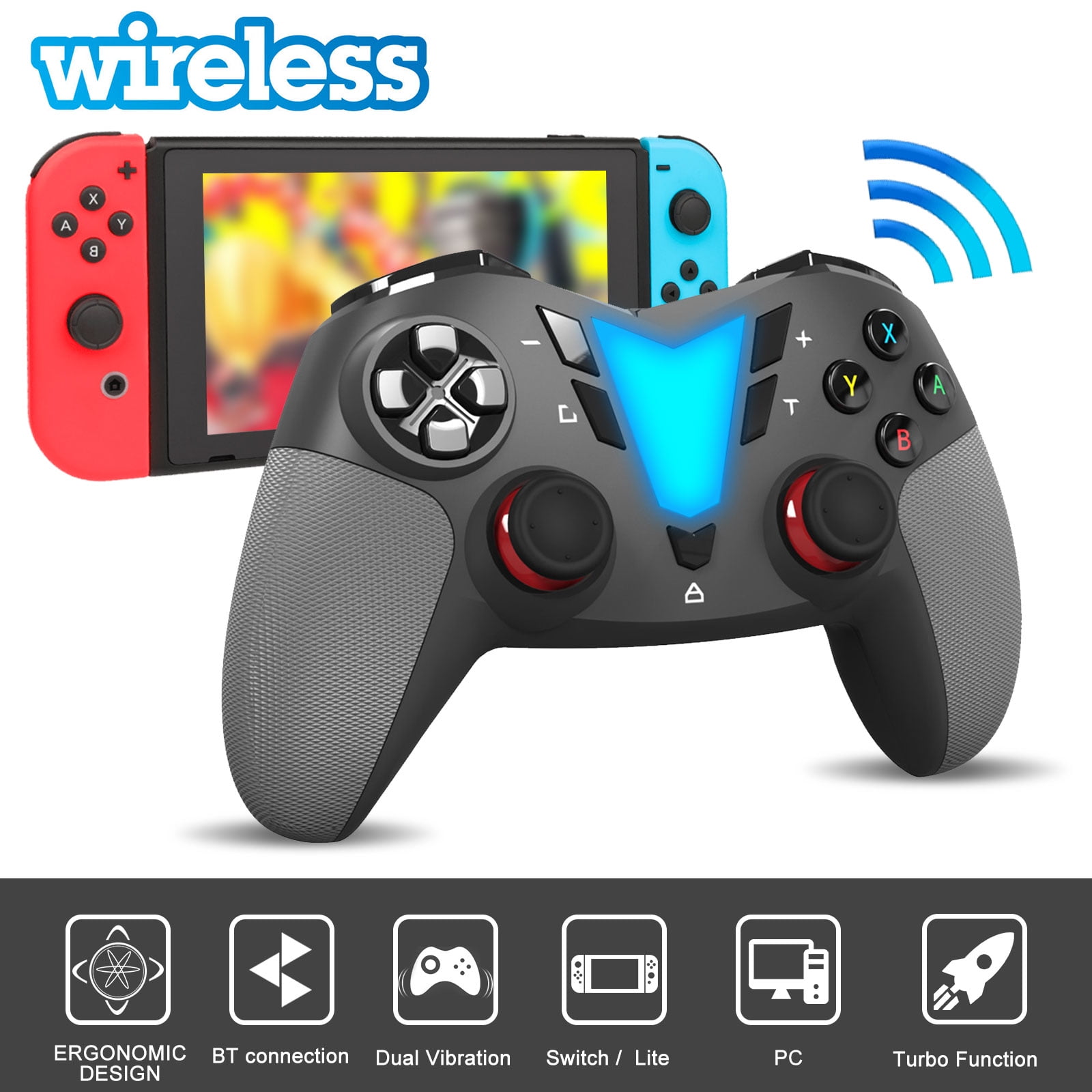 Switch Controller, Pro Controller for Nintendo Switch/Switch Lite ... Switch Controller, Pro Controller for Nintendo Switch/Switch Lite ...