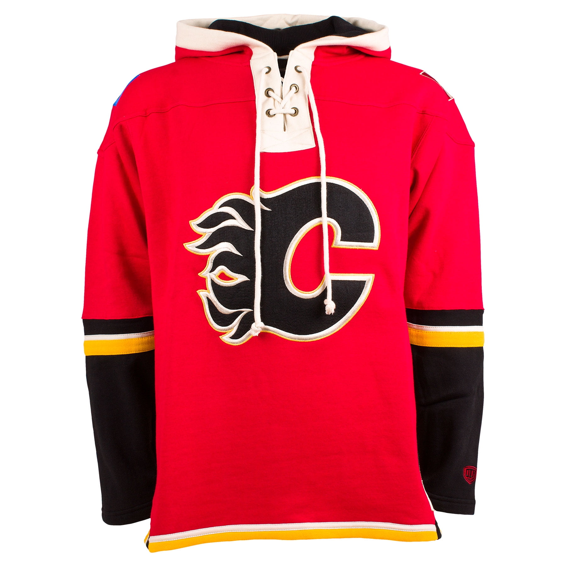 Calgary Flames Heavyweight Jersey Lacer Hoodie - Old Time Hockey ...