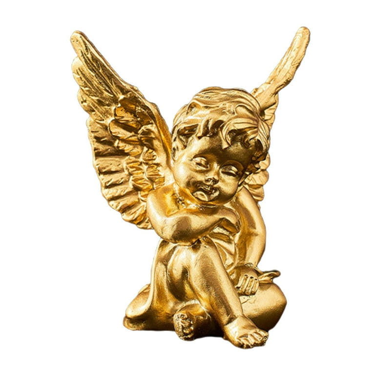Gold Cherub Figurine