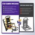 Powered Wheelchair, Stair Climbing Wheelchair, Motorized Elderly Stair ...