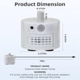 Ultra-Quiet Replacement Pump for Stainless Steel Cat Water Fountains ...