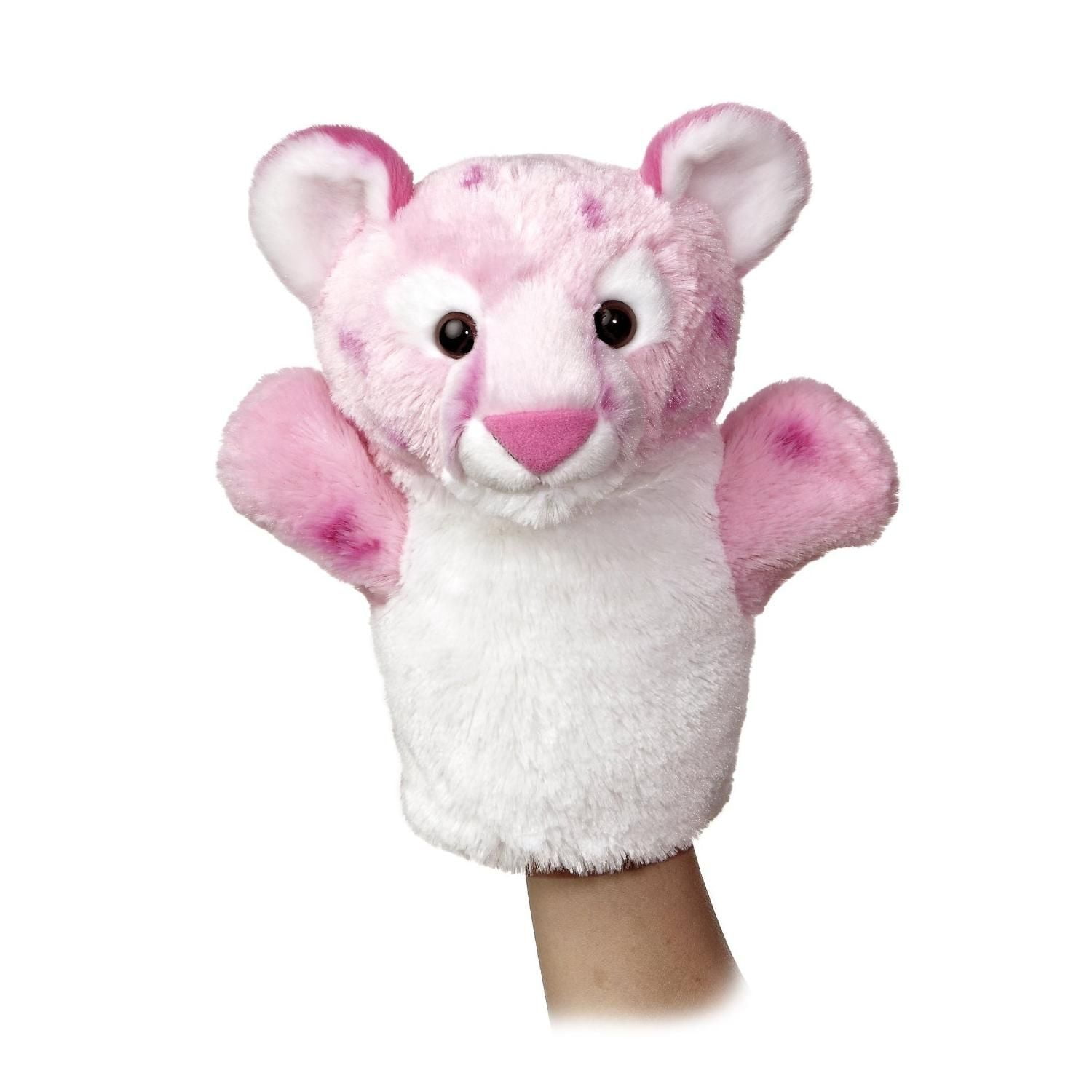 Pink Cheetah Hand Puppet - Puppet by Aurora Plush (32062) - Walmart.com