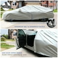 "ELUTO Sedan Car Cover, Waterproof 6 Layers, UV Dust Protection, Zipper ...