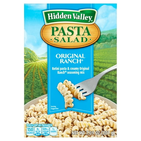 Hidden Valley Pasta Salad, Original Ranch, 7.09 Ounces - Walmart.com