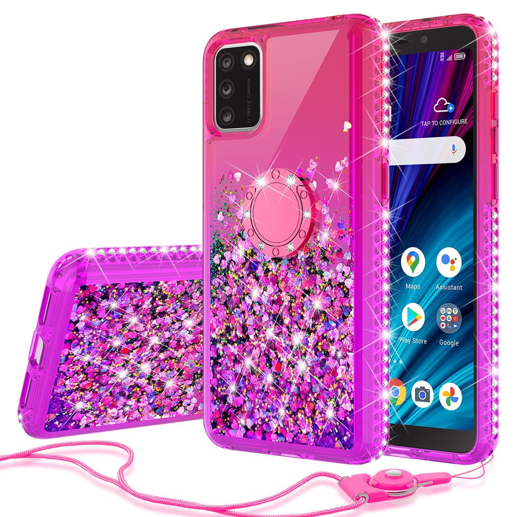 Liquid Quicksand Glitter Cute Phone Case for Alcatel TCL A3X A600DL ...