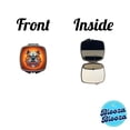 Angry Bulldog Cartoon Face Travel Makeup Handbag Purse Small Pocket ...