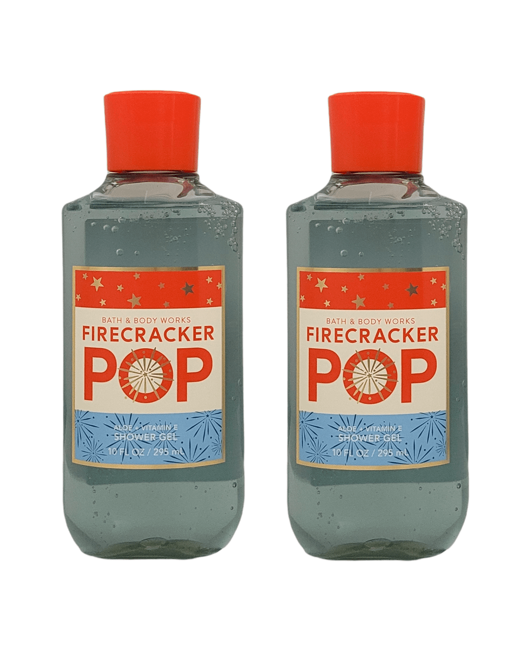 Bath and Body Works Firecracker Pop Shower Gel Body Wash 10 fl oz Set ...