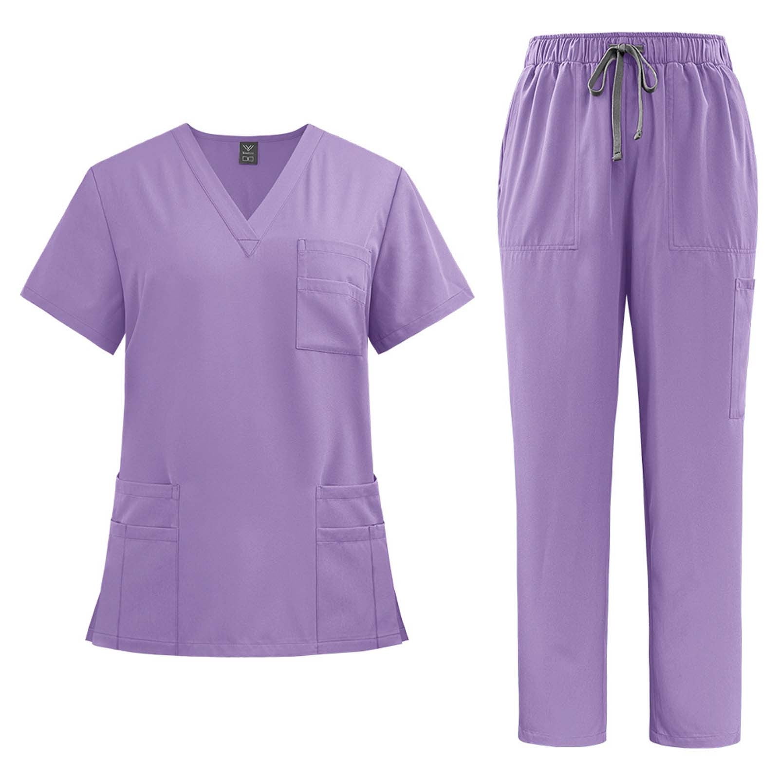 Click here for Fheaev Nursing Uniform Set For Women Scrubs Set Me... prices