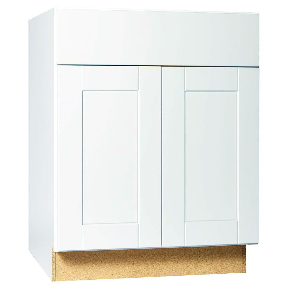 rsi home products shaker base cabinet, white, 27 in. - Walmart.com ...