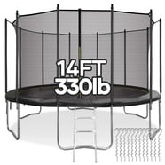 Bounce Pro 14' Trampoline With Safety Enclosure Combo - Walmart.com