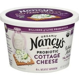Nancy's Probiotic Foods Organic Whole Milk Cottage Cheese 16 oz Tub 14 ...