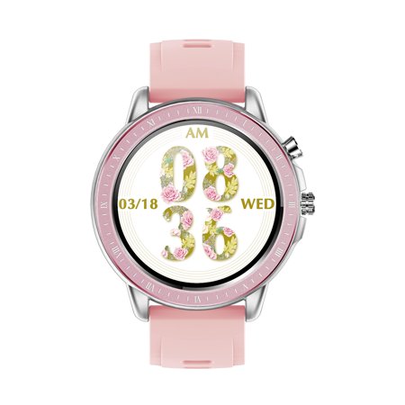 Smart Bracelet Full Touch Round Screen Fitness Tracker Waterproof Sport ...