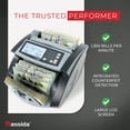 Cassida 5520 UV USA Money Counter Machine with ValuCount, Currency ...