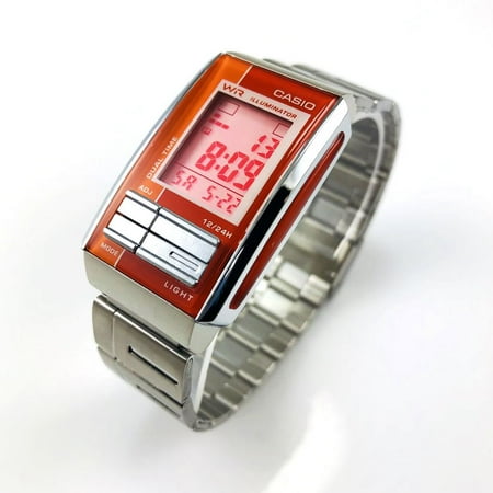 Casio - Women's Futurist Chronograph Digital Watch LA201W-4A - Walmart ...