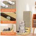 Walmart L-Shape Cat Scratcher with Built-In Toy Balls, 24.5-inch, Wall ...