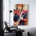 Affixzi Guitarist Print, Rock Music Wall Art Poster, Unframed Paper ...