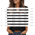 BODOAO Women's Button Down V Neck 3/4 Sleeve Tops Casual Basic Shirts ...