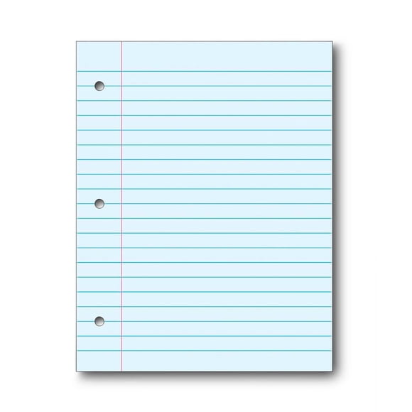 3 Hole Punched Paper