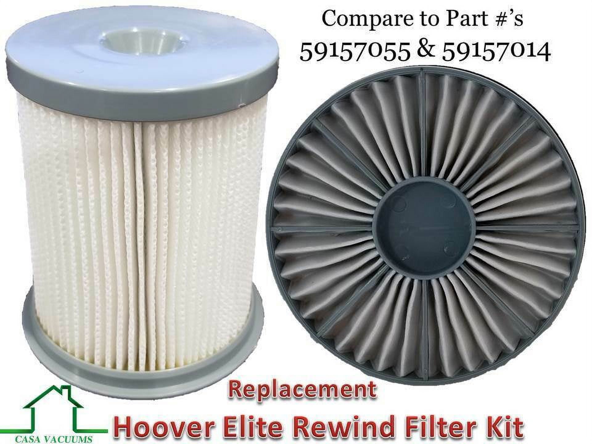 Hoover Elite Rewind Filter Kit, 59157055 59157014 - Walmart.com