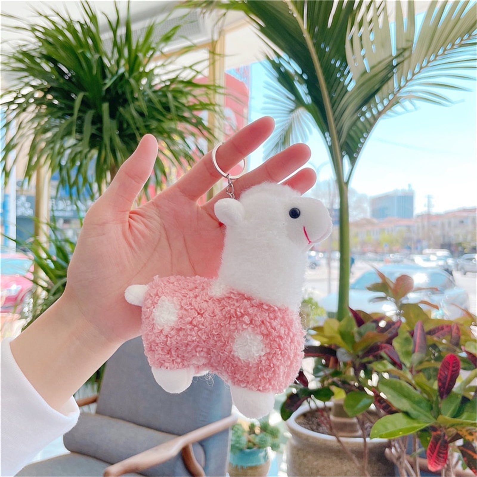 STEADY Alpaca- Keychain Plush Easter Llama Plushie Pendant Mini Sheep ...
