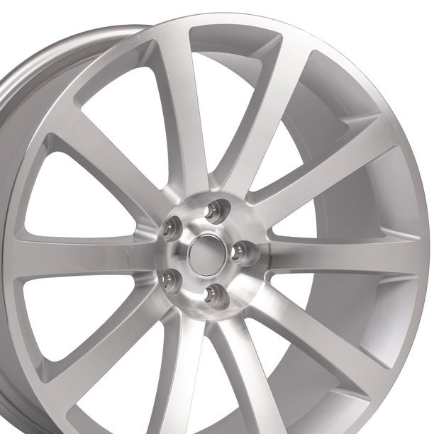 New Aluminum Wheel for 2005-2020 Chrysler 300 SRT 22x9 inch Silver Mach ...