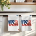 American Map Kitchen Towels Set of 3, Patriotic 250 Freedom ...
