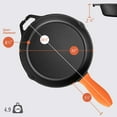 Legend 10‚Äù Cast Iron Skillet, Chicken Fryer & Steak, with Glass Lid ...